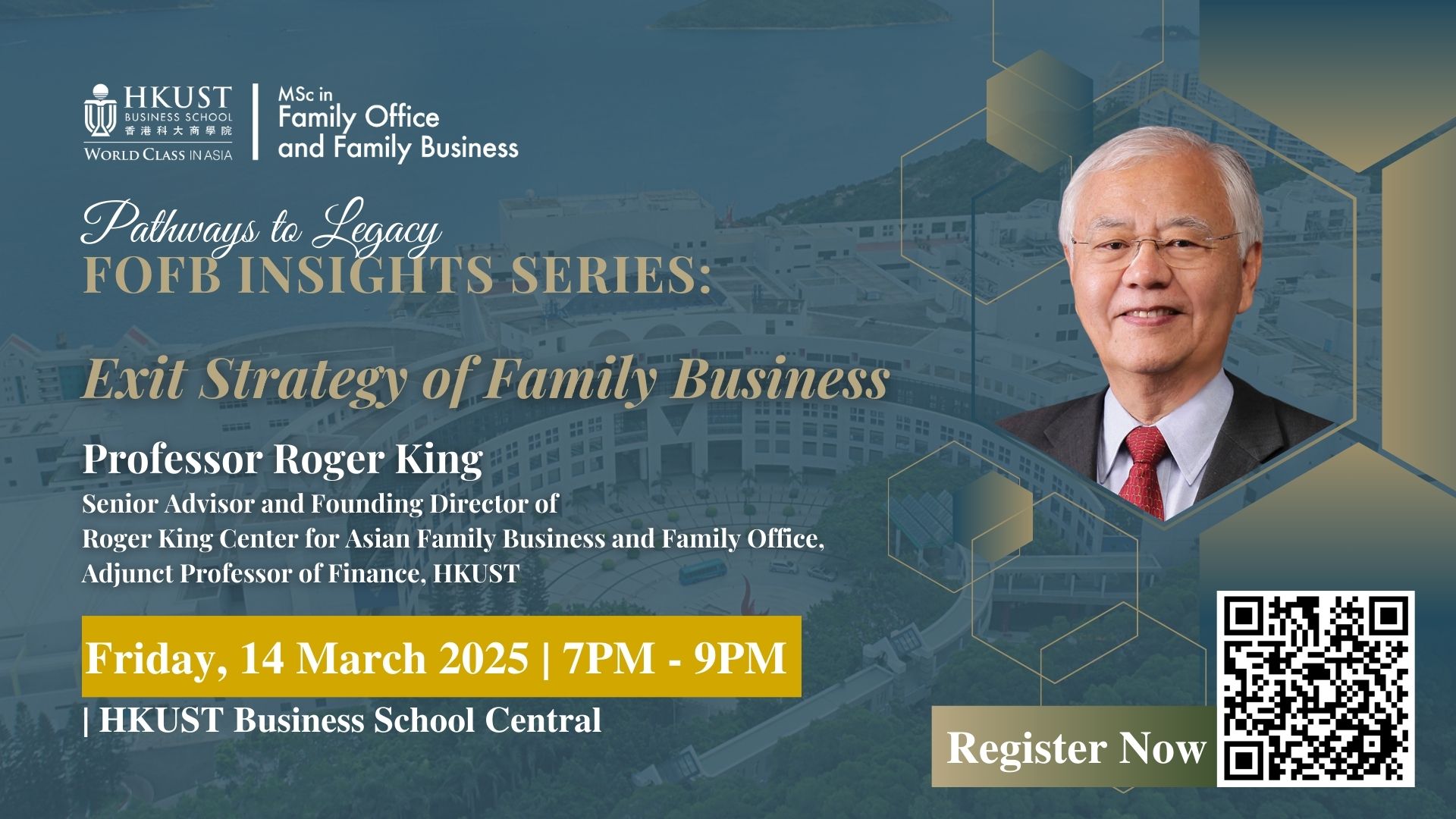 FOFB Insights Series: Exit Strategy in Family Business by Prof. Roger King | HKUST MSc in Family ...